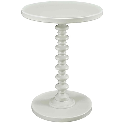 Click here for Kendall Pedestal Accent Table  One Size  White prices