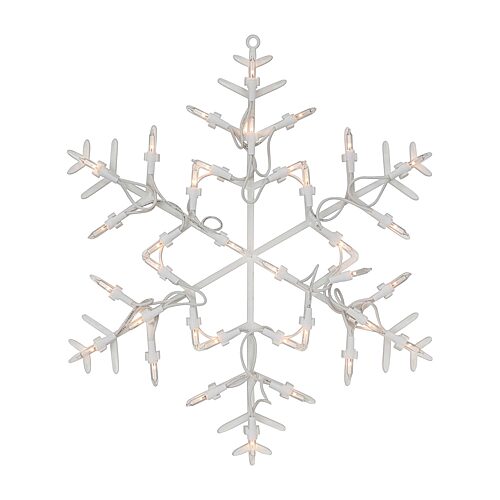 Northlight Lighted Snowflake Window Decor
