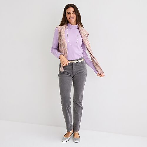 Click here for St. Johns Bay Womens Mid Rise Straight Corduroy Pa... prices