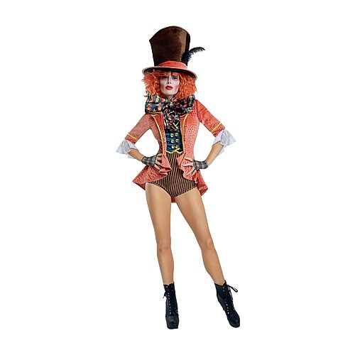 Click here for Womens Adventurous Hatter Costume  X-large  Red prices
