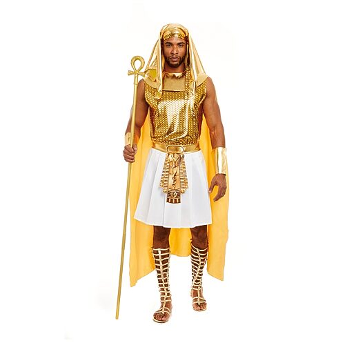 Click here for Mens Ramses Pharaoh Costume  X-large  White prices