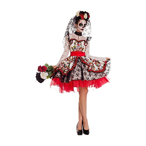 Click here for Womens La Novia Costume  Small  Black prices