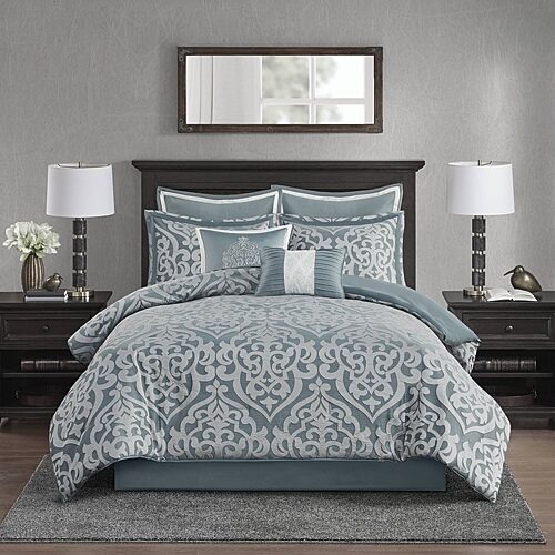 Click here for Madison Park Odette Jacquard 8-Pc. Comforter Set... prices
