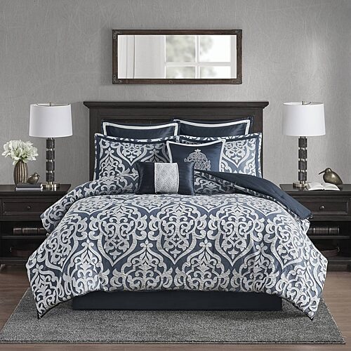 Click here for Madison Park Odette Jacquard 8-Pc. Comforter Set... prices