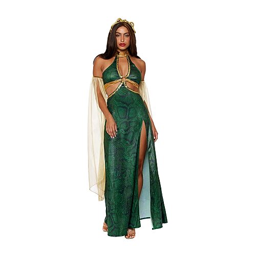 Click here for Womens Mistress Medusa Costume  X-large  Green prices