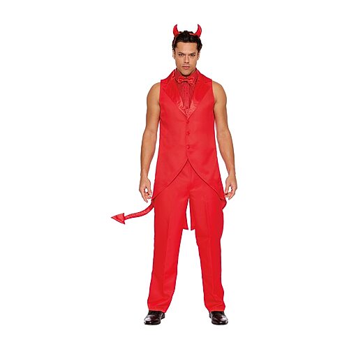 Click here for Mens Devil Dude Costume  X-large  Red prices