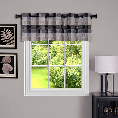 Click here for Achim Harvard Plaid Grommet Valance - 58x14 prices