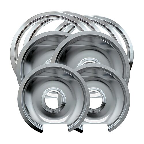 Click here for Range Kleen 8-Pk. Drip Pan  One Size  Silver prices