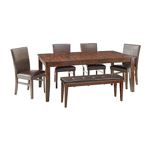 Click here for Landry 6-Piece Dining Set  One Size  Brown prices