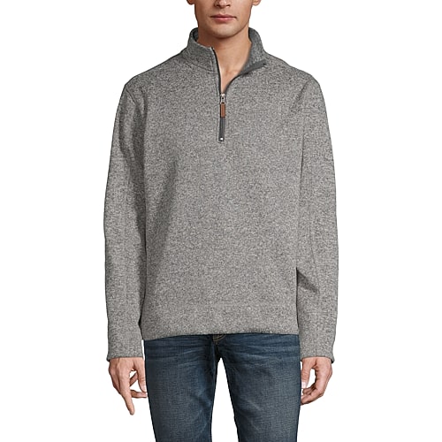 Click here for Victory Heather Fleece Pullover  Large  Gray prices