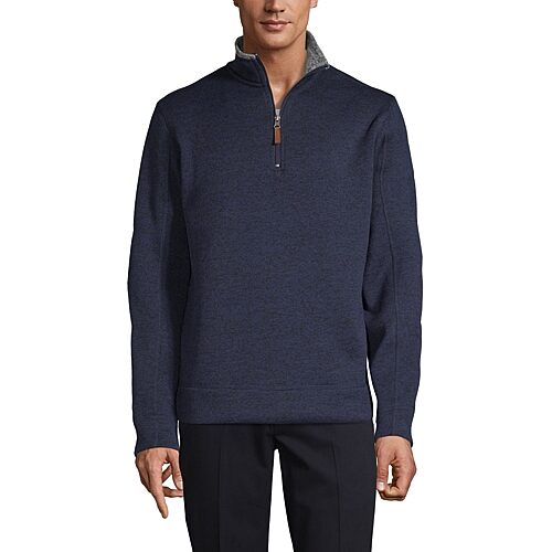 Click here for Victory Heather Fleece Pullover  Large  Blue prices