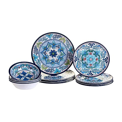 Click here for Certified International Talavera 12-Pc. Melamine D... prices