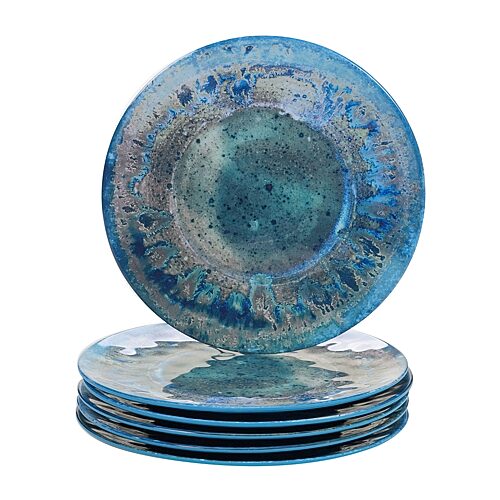 Click here for Certified International Radiance Teal 6-pc. Melami... prices