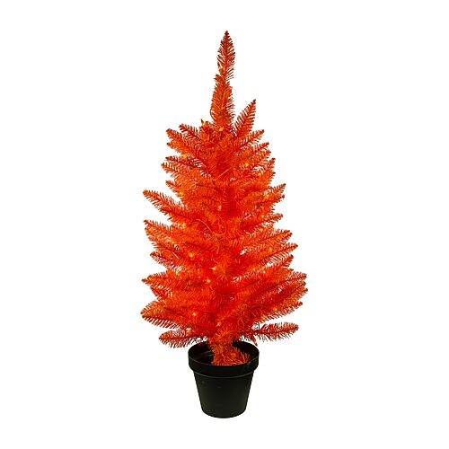 Click here for Kurt Adler Pre-Lit Orange 3 Foot Potted Christmas... prices