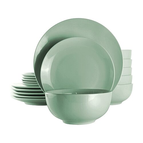 Click here for Elama Luna 18 Piece Porcelain Dinnerware Set in Mi... prices