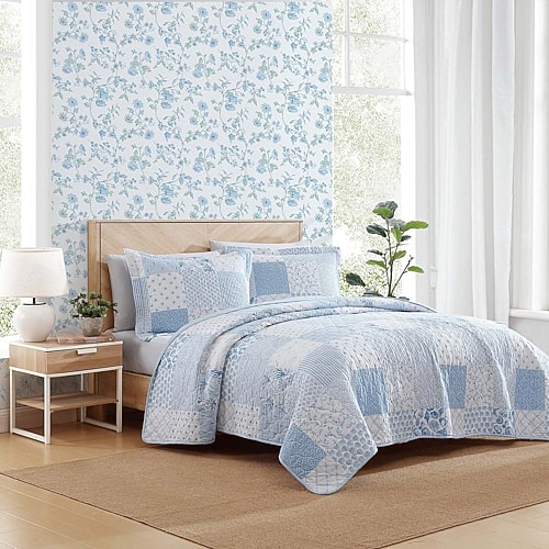 Click here for Laura Ashley(R) Colleens Coastal Patchwork Cotton... prices