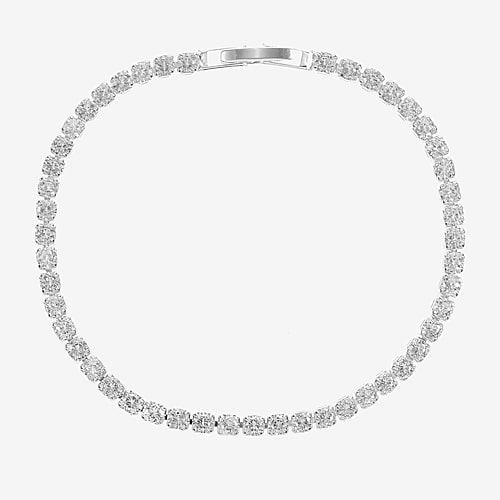 Click here for Sparkle Allure Womens Cubic Zirconia Pure Silver O... prices