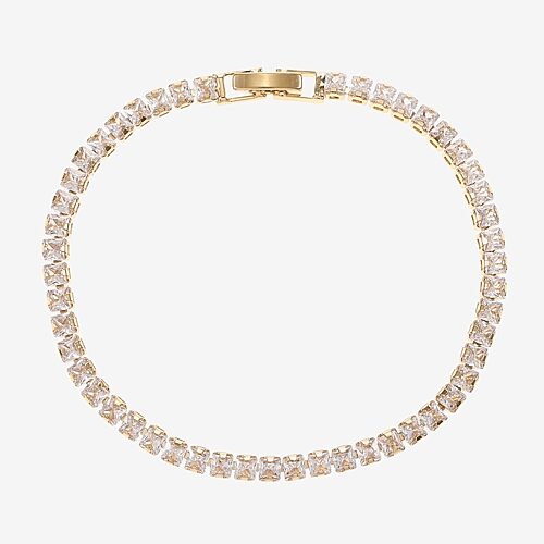 Click here for Sparkle Allure Womens Cubic Zirconia 14K Gold Over... prices