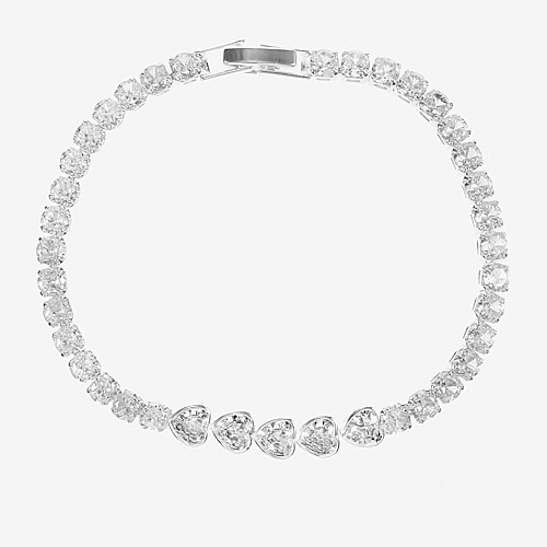 Click here for Sparkle Allure Womens Cubic Zirconia Pure Silver O... prices