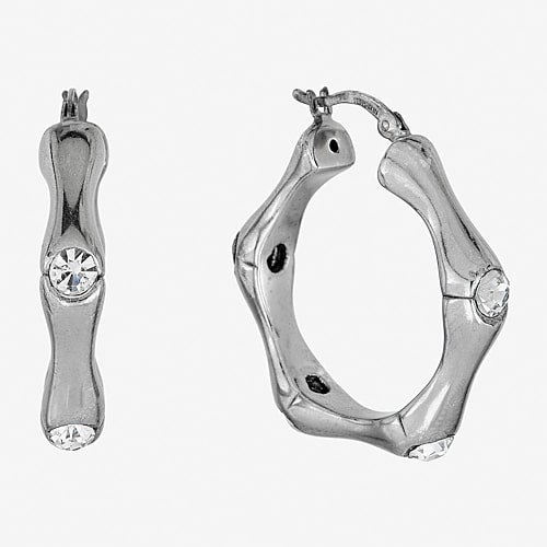 Click here for Womens Sterling Silver 30mm Hoop Earrings  One Siz... prices