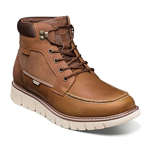 Click here for Nunn Bush Mens Karnak Moc Flat Heel Lace Up Boots... prices