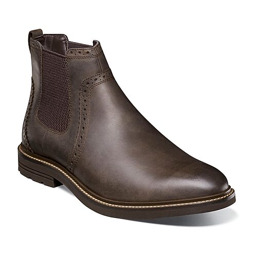 Click here for Nunn Bush Mens Otis Ii Plain Flat Heel Chelsea Boo... prices