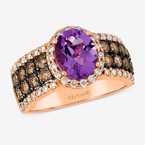 Click here for Le Vian Ring featuring 1 1/3 CT. Peach Morganite 3... prices