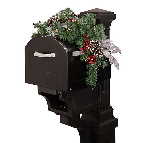 Click here for Northlight Ated Pine Mailbox Pre-Lit Swag  One Siz... prices