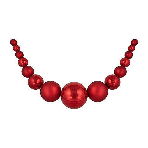 Click here for Northlight 6ft Red Shatterproof Ball Swag  One Siz... prices