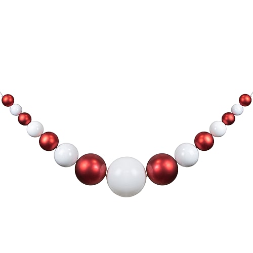 Click here for Northlight 6ft Shiny And Matte Ball Swag  One Size... prices