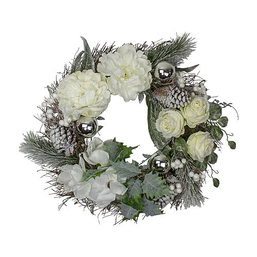 Click here for Northlight Flocked Pine Grapevine Wreath  One Size... prices