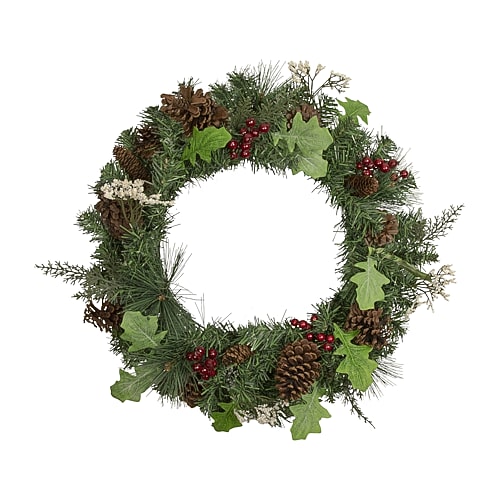 Click here for Northlight Natural Pine And Berry Wreath  One Size... prices
