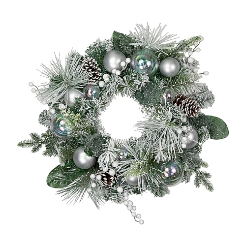 Click here for Northlight Flocked Pine Wreath  One Size  Green prices
