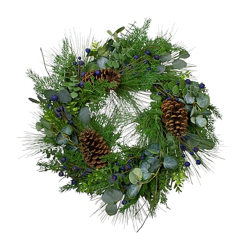 Click here for Northlight 28in Eucalyptus Pine Unlit Wreath  One... prices