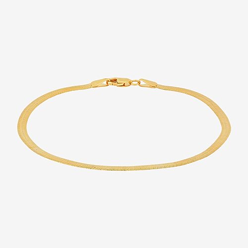 Click here for Made in Italy Womens 10K Gold 7.5 Inch Solid Herri... prices