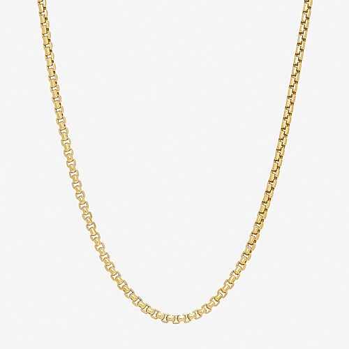 Click here for Made in Italy Mens 14K Gold 20 Inch Box Chain Neck... prices