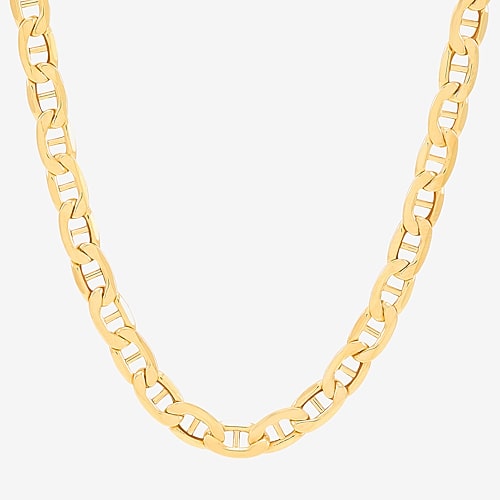 Click here for Made in Italy Mens 10K Gold 22 Inch Mariner Chain... prices