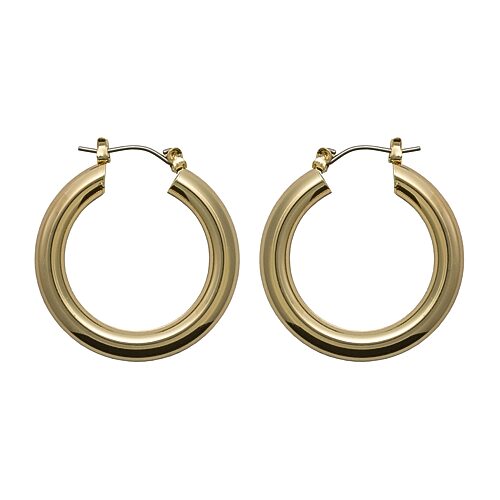 Click here for Bold Elements Thick Womens 30mm Hoop Earrings  One... prices