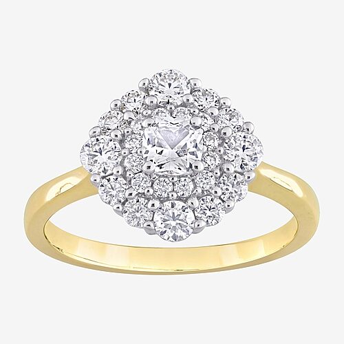 Click here for Womens 1 CT. T.W. Lab Created White Moissanite 10K... prices