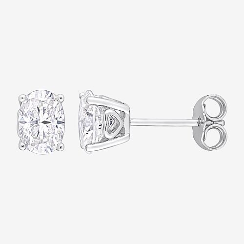 Click here for 2 CT. T.W. Lab Created White Moissanite Sterling S... prices