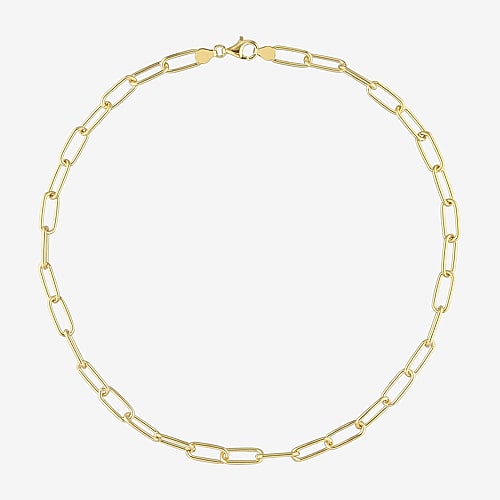 Click here for Womens 18K Gold Over Silver 20 Inch Link Necklace... prices