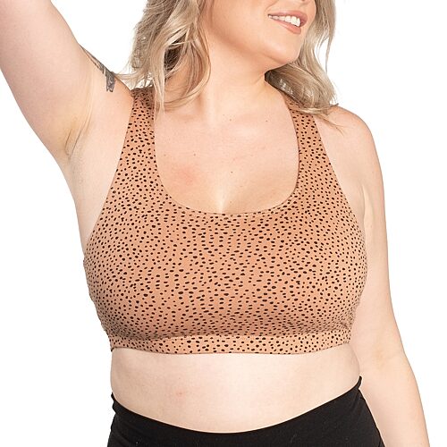 Click here for Leading Lady The Serena Wirefree Cotton Racerback... prices