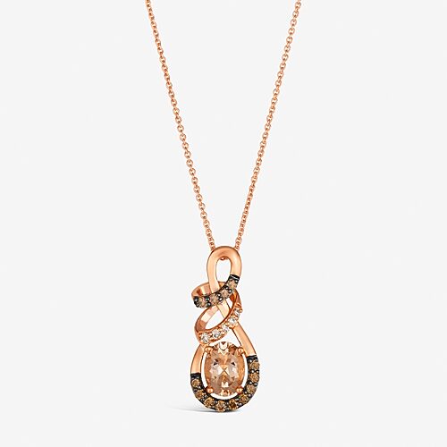Click here for Le Vian Pendant featuring 7/8 CT. Peach Morganite... prices