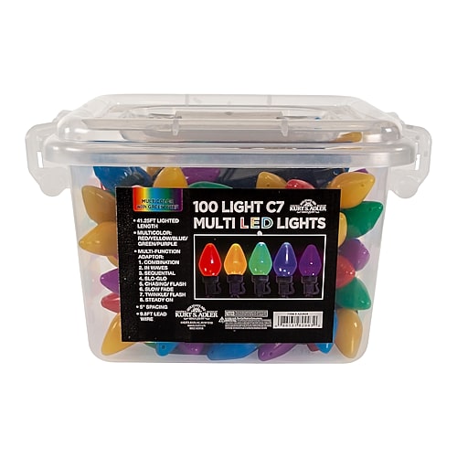Click here for Kurt S. Adler 100-Light C7 Multicolored LED String... prices