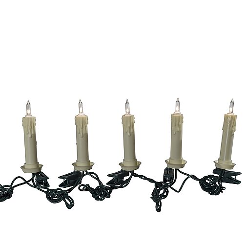 Click here for Kurt Adler Ul 10-Light White Clip-On Extended Stri... prices