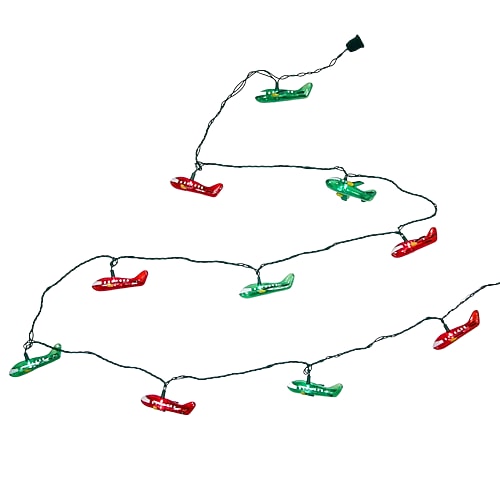 Click here for Kurt Adler Ul 10-Light Airplane String Lights  One... prices