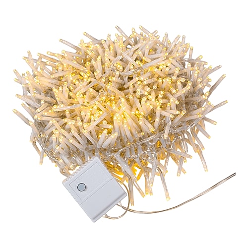 Click here for Kurt S. Adler 32.8ft. White LED Cluster Garland Li... prices