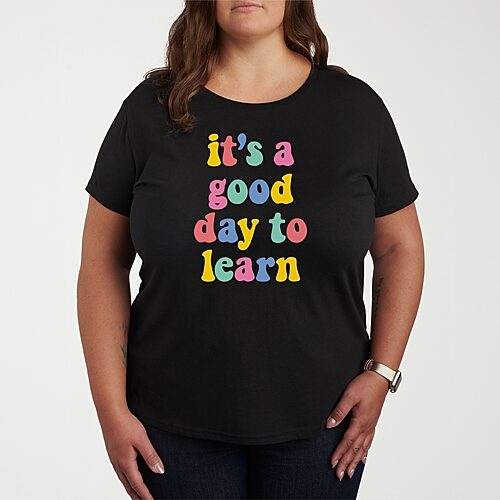 Click here for It’S A Good Day Womens Plus Crew Neck Short Sleeve... prices