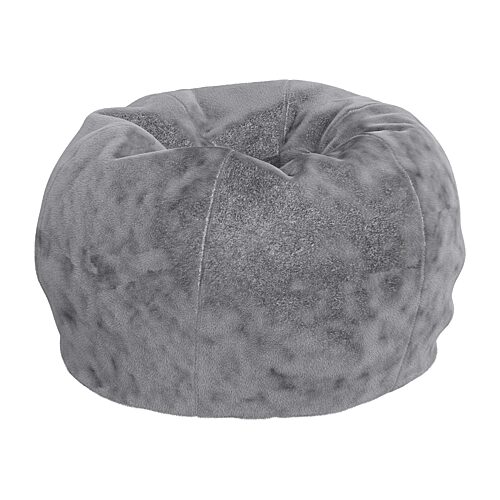 Click here for Dillion Bean Bag Furry Chair  One Size  Gray prices