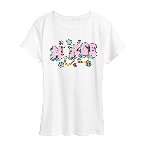 Click here for Nurse Womens Round Neck Short Sleeve Regular Fit G... prices